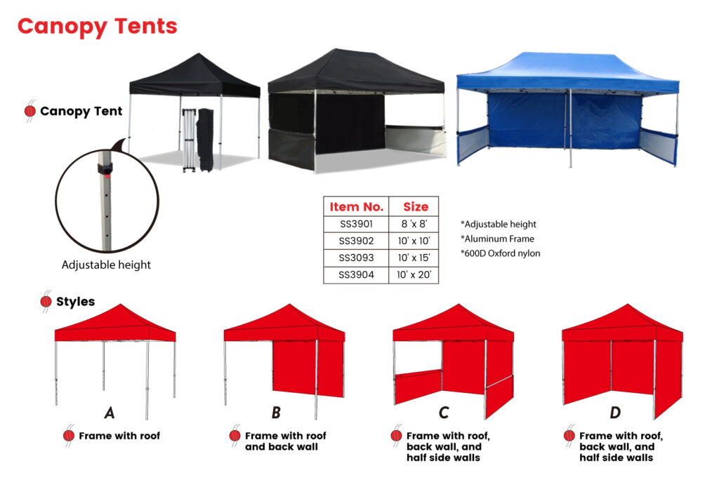 Canopy Tents & Beach Flags | Silversword Signs